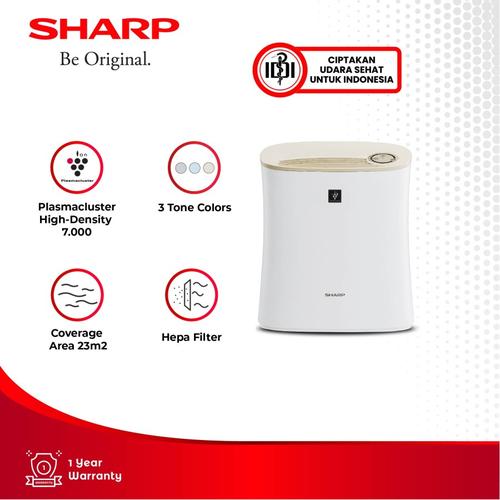 Promo Sharp Air Purifier FP-F30Y-C / Cream 21 m2 Plasmacluster HEPA ...