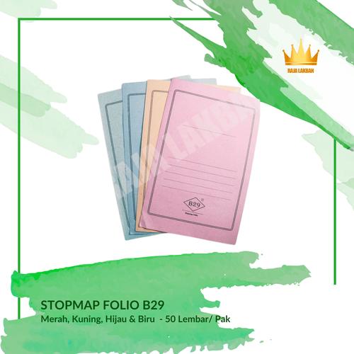 Jual Stofmap Stopmap Folio B29 - Warna Warni / 50 Lembar - Pak - Biru ...