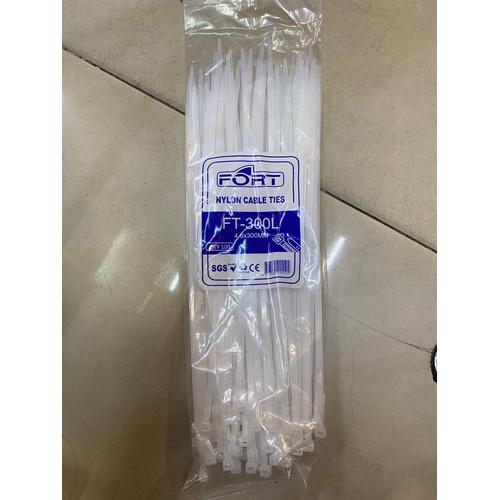 Promo Cable Ties FT - 300L / CV - 300L Kabel Tis 4,8 x 300MM - Putih ...