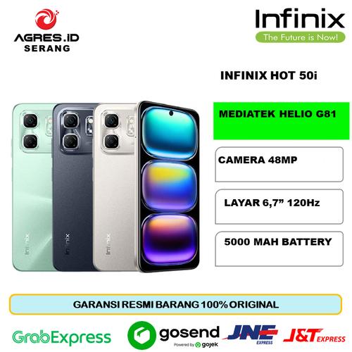 Jual INFINIX HOT 50I 6GB 128GB GARANSI RESMI INDONESIA - 6/128 GREEN - Kota Serang - Agres ID ...
