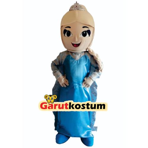 Jual Kostum maskot badut princess elsa frozen setelan dewasa lucu ...