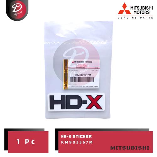 Jual Sticker Stiker HDX Mitsubishi TRITON Tahun 2008-2019 KM903367M Asli Original Mitsubishi 100 ...