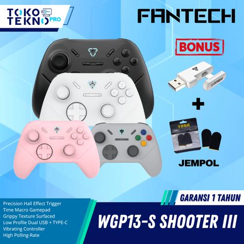 Promo Fantech WGP13s / WGP 13s Shooter III 3 Wireless Gamepad Hall ...