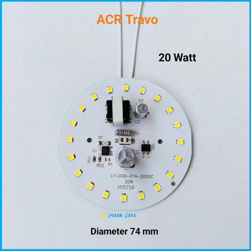 Jual PCB Lampu LED AC 20 Watt TRAVO Mata LED AC 20W Modul Lampu LED ...
