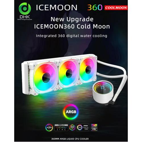 Promo COOLMOON LIQUID CPU COOLER ICEMOON TY360 ARGB DIGITAL DISPLAY - Hitam - Jakarta Pusat ...