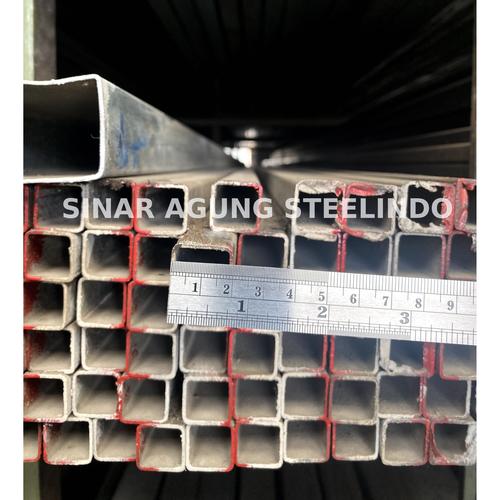 Jual Holo Hitam 20x20 x 2,0mm x 6m / Hollow Hitam 20x20 tebal 2mm ...