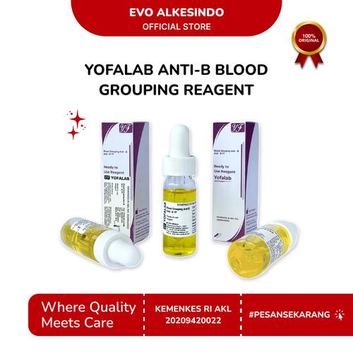 Jual YOFALAB Anti-B Blood Grouping Reagent | Reagen Cek Golongan Darah Anti-B 10 ml - Kab ...