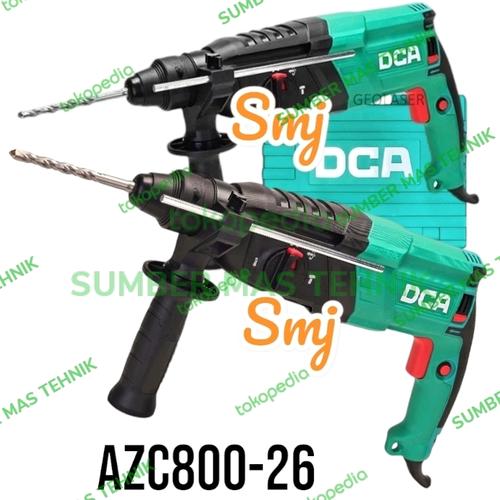 Jual rotary hammer azc800-26 dca mesin bor beton 3 fungsi bor dca ...