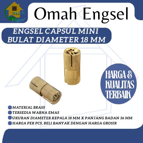 Jual Engsel kapsul engsel capsul mini engsel bulat diameter 18 mm ...
