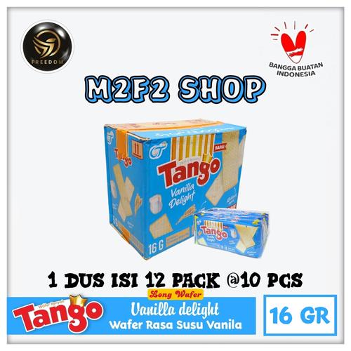 Jual Tango Wafer Vanilla Delight | Susu Vanila Sachet - 16 gr (Karton ...