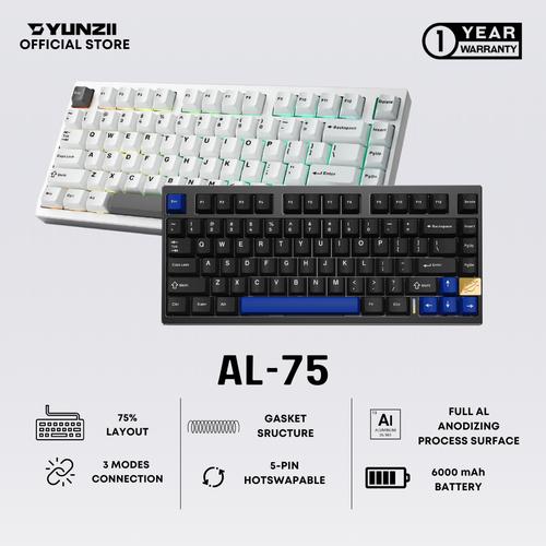 Jual Yunzii AL75 / AL-75 Alumunium Mechanical Keyboard Gaming Gasket ...
