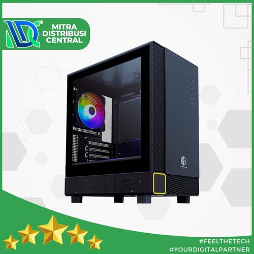 Jual Casing CUBE GAMING KIEV - mATX Gaming Case - Mesh L-Shape Minimalis Front Panel - Free 1Pcs ...