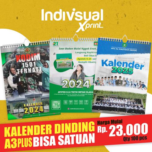 Jual Cetak Kalender Dinding 7 LBR - BISA SATUAN - CUSTOM - SPIRAL ...