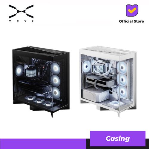 Promo TRYX LUCA L70 | Mid-tower E-ATX PC Case - Black Cicil 0% 3x ...