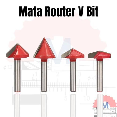 Promo Mata router CNC 3D V groove shank 6mm wood mdf dll V bit - Kota ...