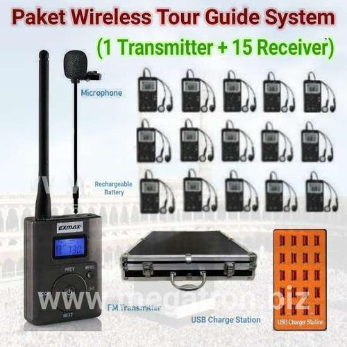 Jual Wireless Audio Tour Guide System ( 1 TX +15 Receiver) - Rechargeable - Jakarta Barat ...