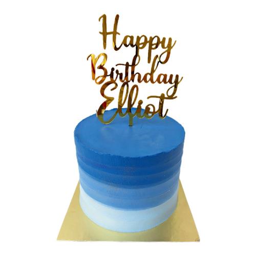 Jual Kue Ulang Tahun Gradasi Biru - Jakarta Pusat - Sweet Recipe ...