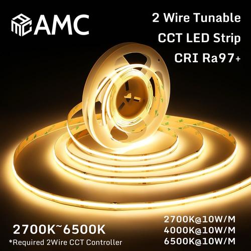 Jual AMC COB Pro 560D 2 Wire Tunable CCT Flexible COB LED Strip Light ...