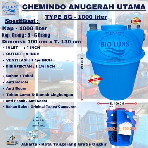 Jual bioseptictank biotech,biofil,bioluxs BL 1000 Liter - Kab ...