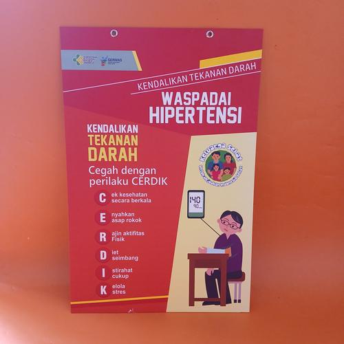 Promo Hard Poster A3 Kendalikan Tekanan Darah Dengan Cerdik - Poster ...