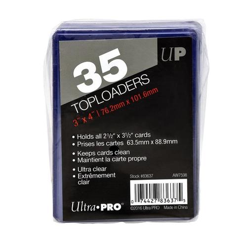 Promo Ultra Pro 3" x 4" Super Clear Regular Toploader 35pt (35 pcs) for ...