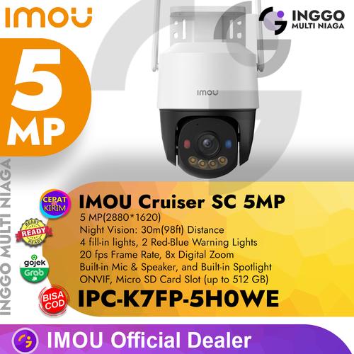 Jual Imou IPC-K7FP-5H0WE Cruiser 4G 5MP CCTV IP Camera Smart Wireless ...