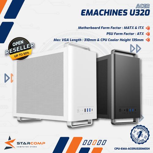 Jual Acer U320 Black / White ITX M-ATX Casing Komputer eMachines U 320 ...