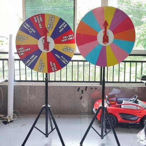 Jual Spin Wheel Custom 80 cm Printing / Roda Undian Keberuntungan ...