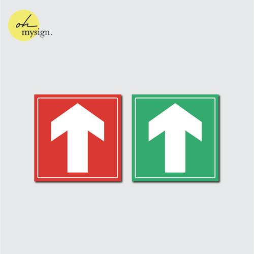 Jual Sign Akrilik Tanda Panah Label Acrylic Sign Board Penunjuk Arah ...