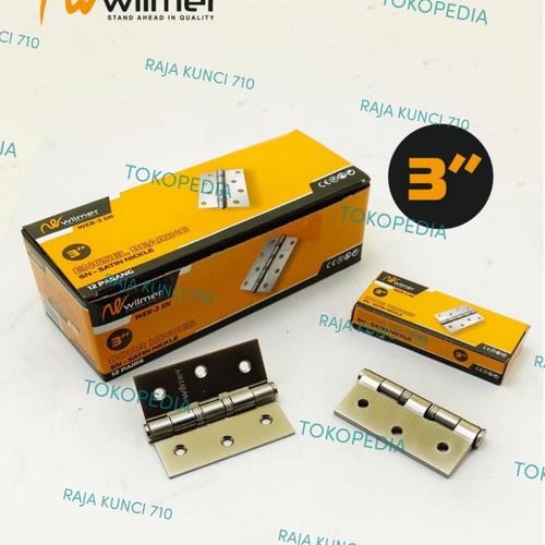 Jual Engsel Pintu Tebal 3" 4" 5" inch WILMER / Engsel TEBAL Besi Pintu ...