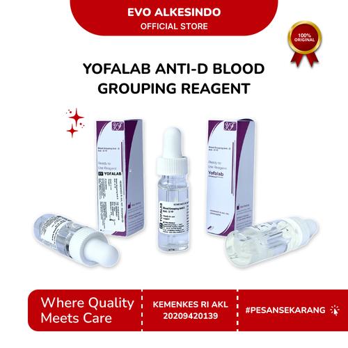 Jual YOFALAB Anti-D Blood Grouping Reagent | Reagen Cek Golongan Darah Anti-D 10 ml - Kab ...