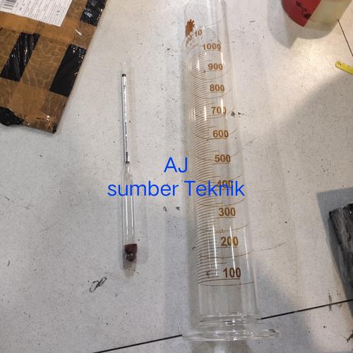 Jual Hydrometer / Alat Ukur Tes Solar 800-900 ml / satu set tabung ...