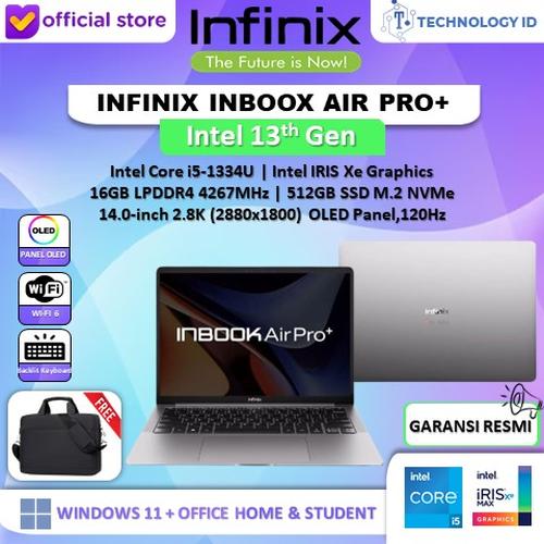 Promo Laptop Infinix Inbook Air Pro+ Intel Core i5-1334U RAM 16GB 512GB ...