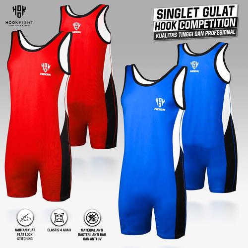 Jual Baju Singlet Gulat Hook Wrestling Baju Atlit Angkat Besi Baju ...