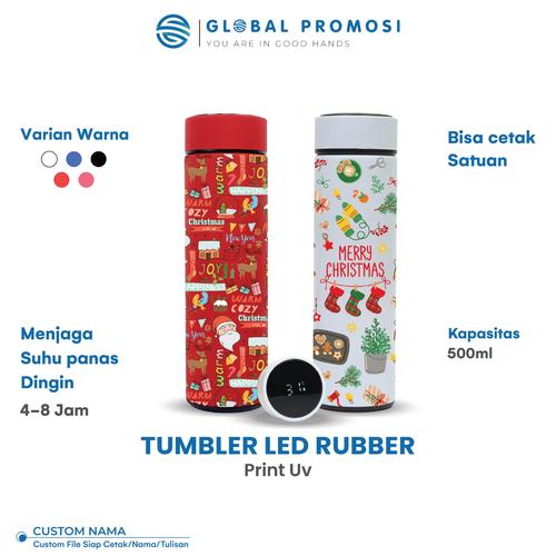 Jual Custom Tumbler Botol Termos LED Suhu Souvenir/Promosi Cetak UV ...