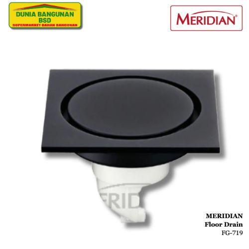 Jual MERIDIAN FG-719 Floor Drain Black Floor Strainer / Pembuang Air ...