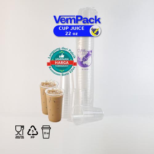 Jual Cup Gelas Plastik 22 Oz/cup juice/cup minuman/cup Thaitea ISI 25 ...