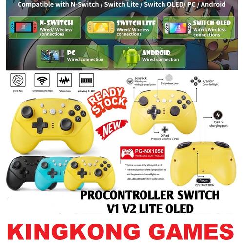 Jual Pro Controller Nintendo Switch Wireless Controller Stik Switch ...