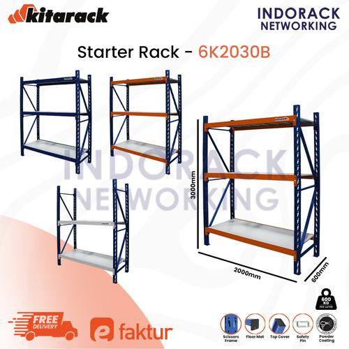 Jual Rak Gudang Besi 600kg per Layer Rack Gudang 3 Meter 3 / 4 Susun ...