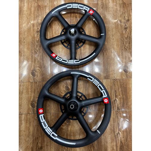 Jual Wheelset Carbon Deca 5 Spoke Discbrake dan RimBrake 20 Inch 406 ...