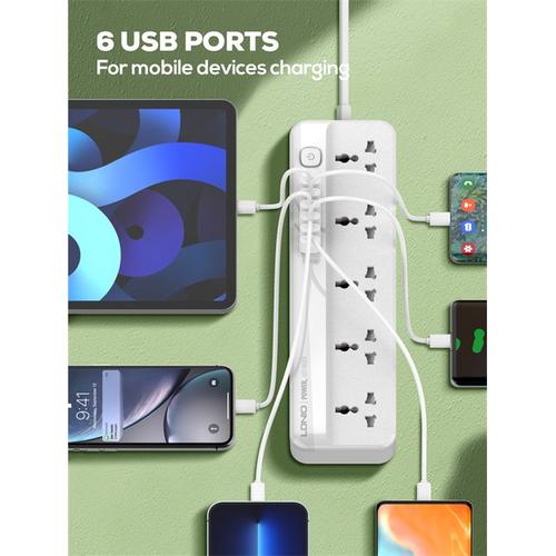Jual Kabel Terminal Listrik Universal Power Strip Socket Plug LDNIO ...