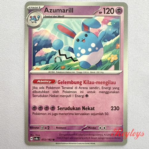 Jual Pokemon SV8S Kilat Rasi - 072 Azumarill - Jakarta Utara - ReyToys ...