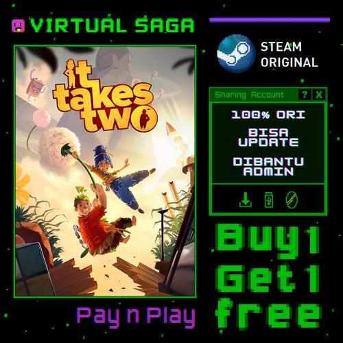 Jual It Takes Two Steam Sharing PC Game - Kab. Bogor - Virtual Saga | Tokopedia