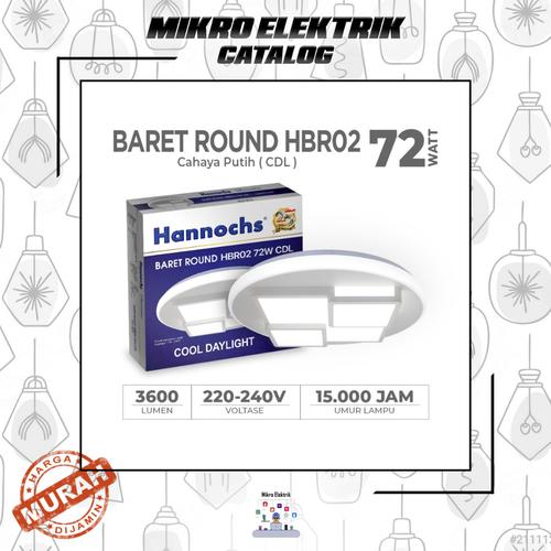 Jual Hannochs LED Baret Round HBR02 72W Cahaya Putih - Kota Depok ...