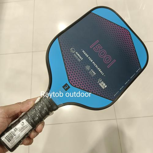 Jual Raket Padel Pickleball Carbon Fibre Paddle 500 Blue - Kota ...