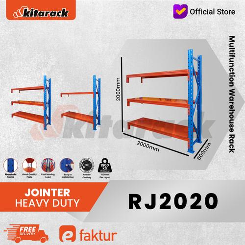 Promo RAK GUDANG KITARACK HEAVY DUTY RJ2020 3 LAYER 1500KG/LAYER 6000KG ...