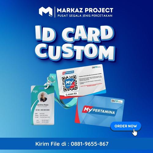 Jual CETAK ID CARD CUSTOM , CARD MEMBER, ID CARD KARYAWAN, KARTU ...
