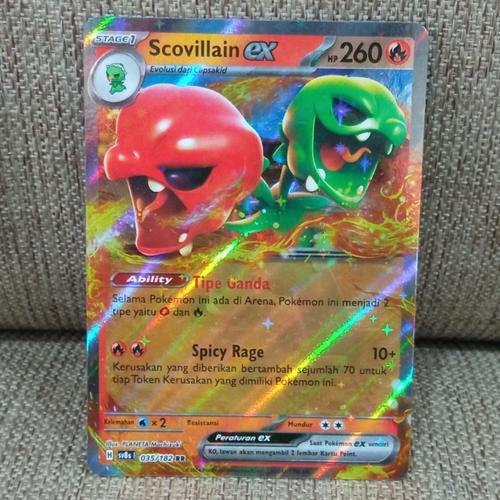 Jual KARTU POKEMON SCOVILLAIN EX RR SV8S KILAT RASI INDONESIA - Jakarta ...
