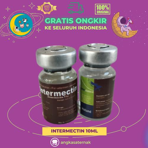 Jual INTERMECTIN 10ML - Antiparasit ektoparasit dan endoparasit ternak ...