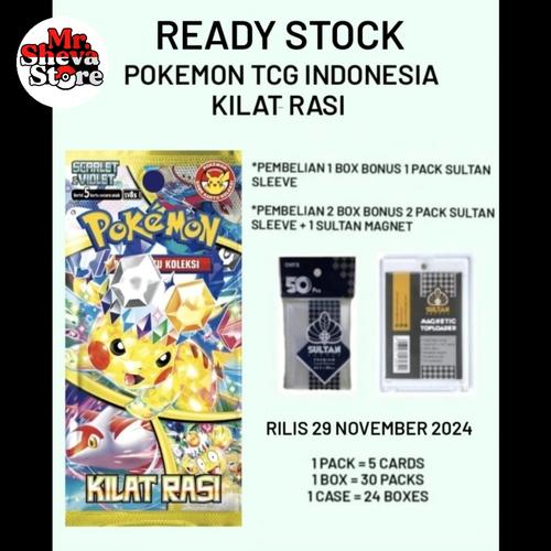 Jual Booster Box Kilat Rasi Pokemon Indonesia SV8S (GET BONUS ...